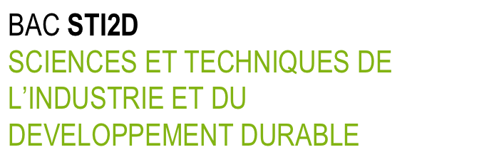 BAC STI2D - Lycée Chaptal - Saint-Brieuc